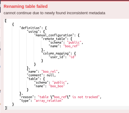 Cannot rename table with manual relationship to another table · Issue #4158 · hasura/graphql ...