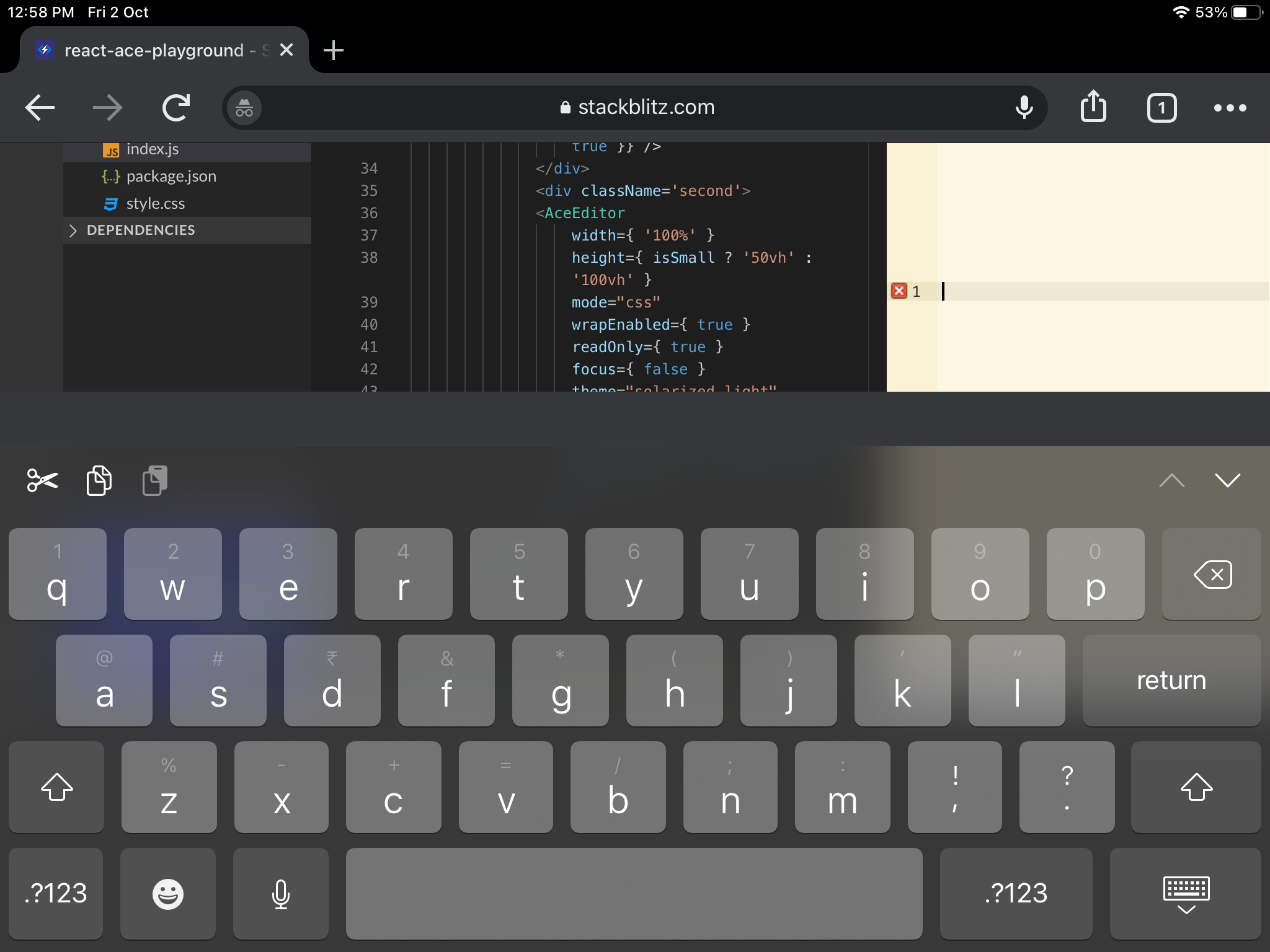 on keyboard open editor is not scrolling to appropriate position [ios/android] · Issue #947 ...