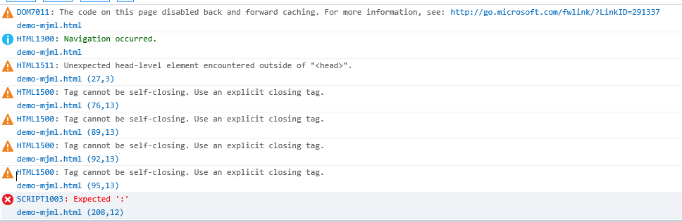 Demo does not work on IE11 · Issue #181 · GrapesJS/mjml · GitHub