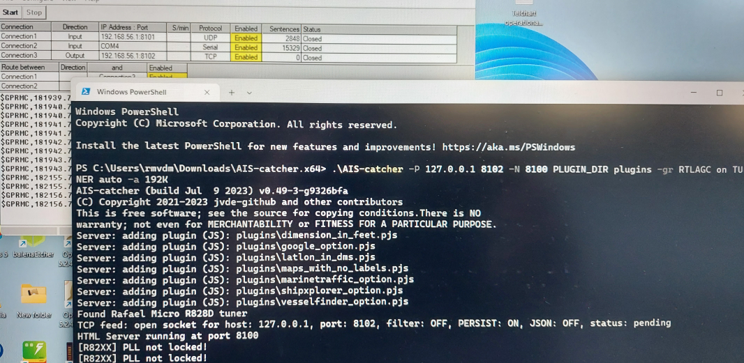 TCP (-P) not working · Issue #132 · jvde-github/AIS-catcher · GitHub