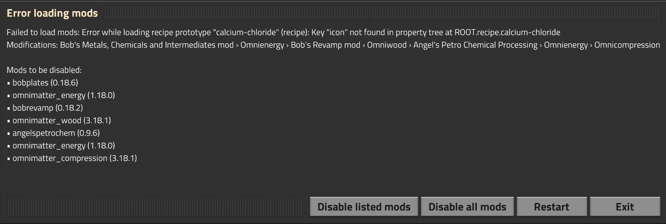 Error loading mods with omni energy enabled · Issue #110 · Omnimods/Omnimods · GitHub