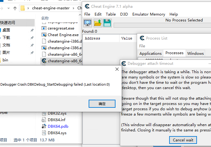 is this problem occured? · Issue #1043 · cheat-engine/cheat-engine · GitHub