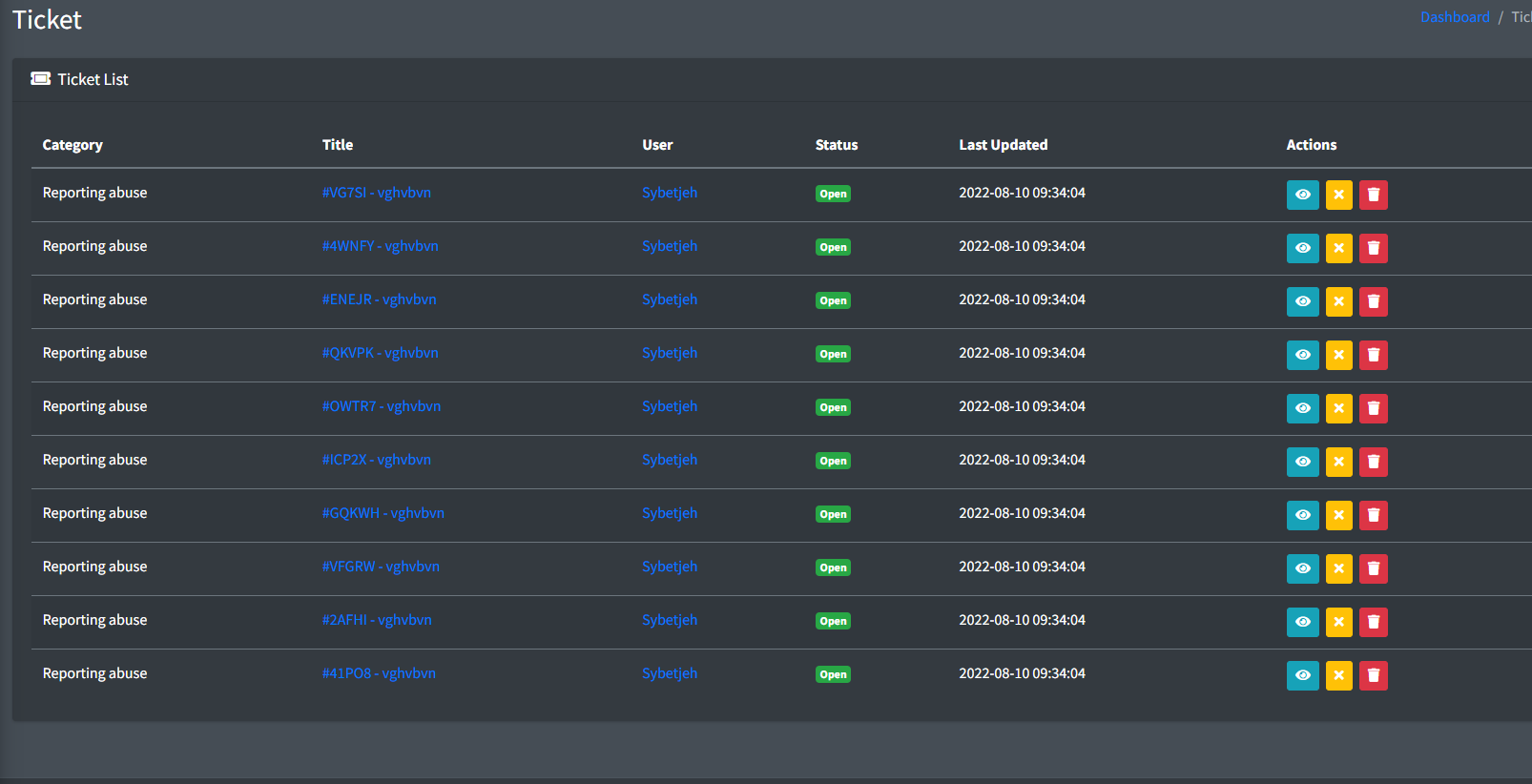 [bug?] no way to view more than 10 (open) tickets through UI · Issue #514 · Ctrlpanel-gg/panel ...