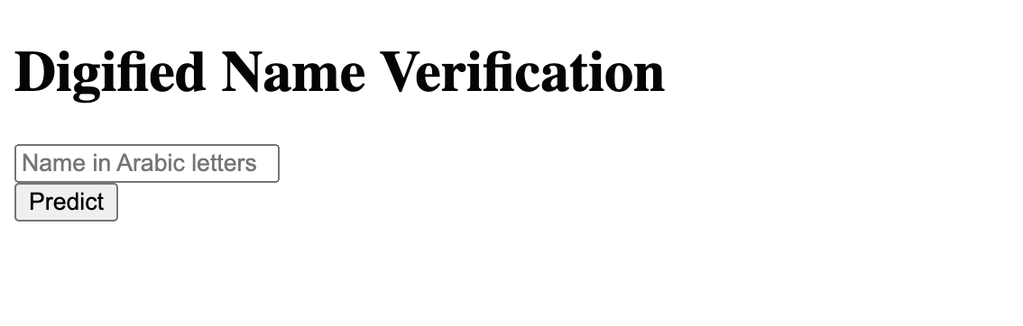 GitHub - MohamedGAmin/Arabic-NameVerification: Name Verification · GitHub