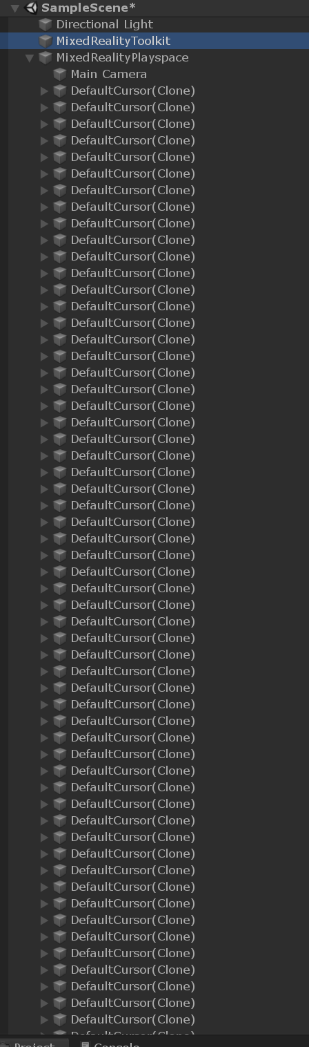 DefaultCursor clones are added on every inspection of MRTK profile options in play mode · Issue ...