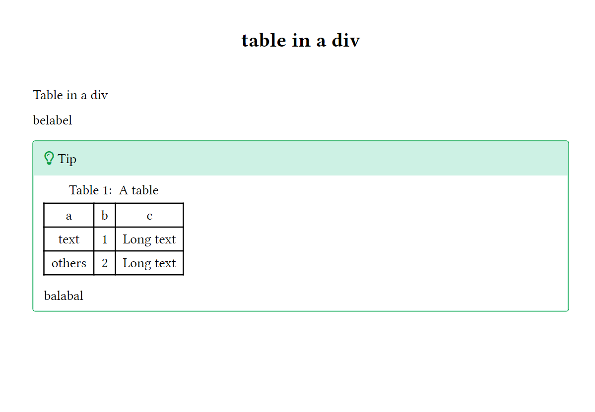 table in a div in pdf not working · Issue #7334 · quarto-dev/quarto-cli · GitHub
