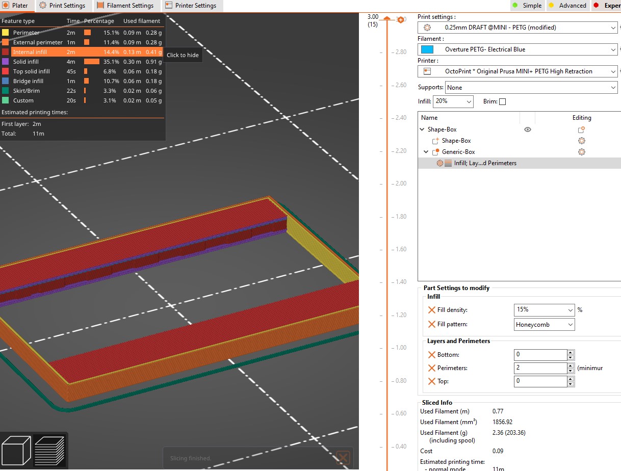 Perimeter Modifier Produces No Perimeter When Set To The Same As In Print Settings · Issue 7581