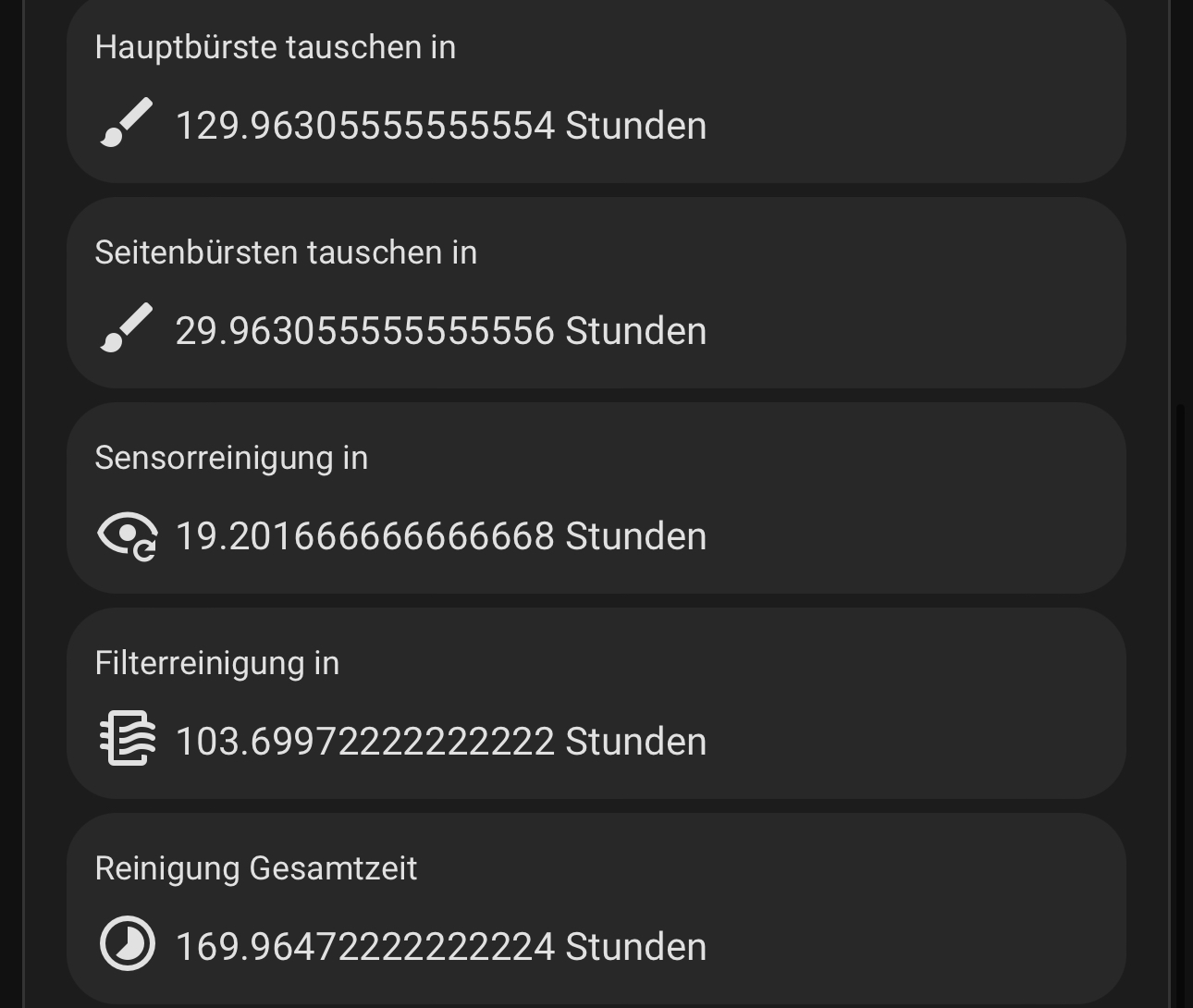 Time format shown on card · PiotrMachowski lovelace-xiaomi-vacuum-map-card · Discussion #629 ...