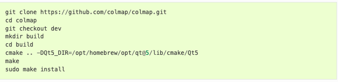 Colmap make error on macOS Ventura · Issue #1912 · colmap/colmap · GitHub