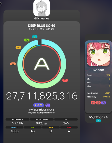 Broken score on osu lazer · Issue #23782 · ppy/osu · GitHub
