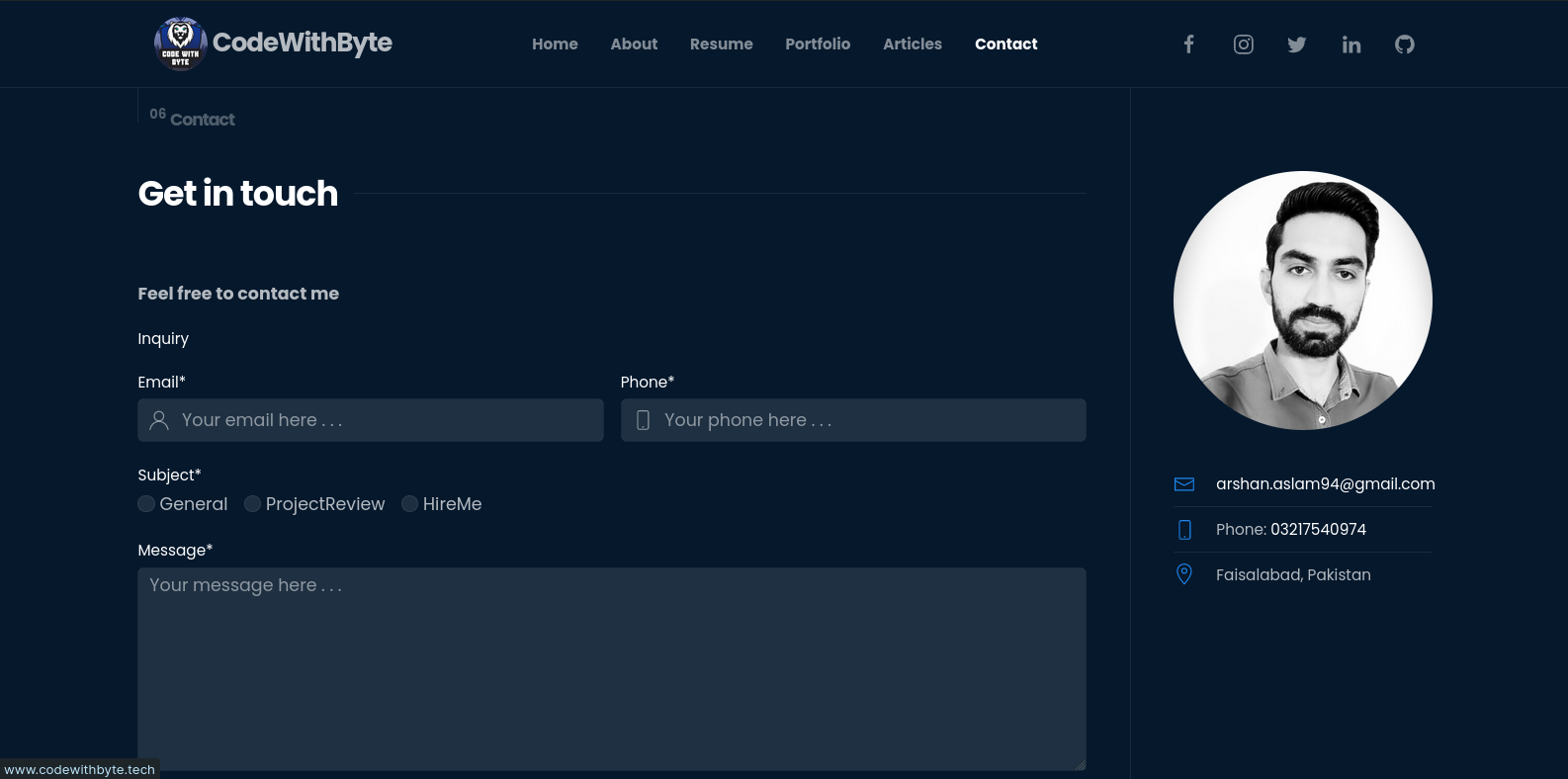 GitHub - arshanaslam1/codewithbyte-blog-app: An Open-Source Django blogging app like Medium and ...