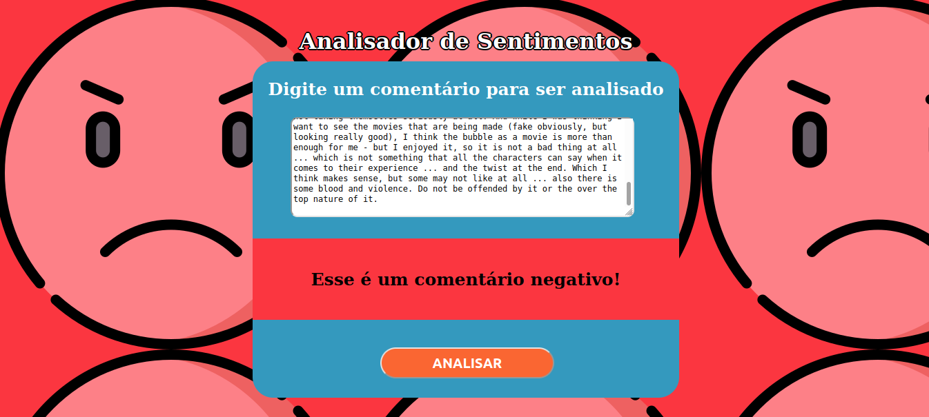 GitHub - Balbinoo/Analise_Sentimentos: Repositorio frontend para ...