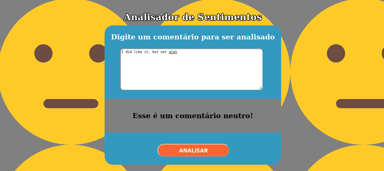 GitHub - Balbinoo/Analise_Sentimentos: Repositorio frontend para ...