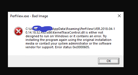 Perfview errros out with KernelTraceController.dll on WIndows 2019 · Issue #994 · microsoft ...