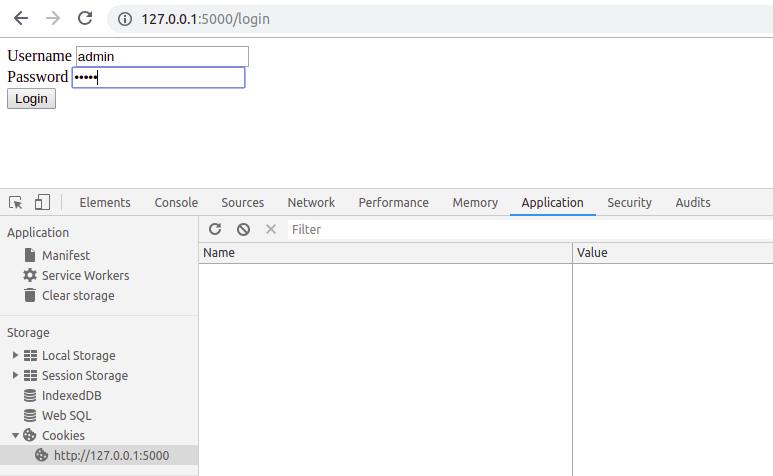 Flask login logout functionalities using cookies · GitHub