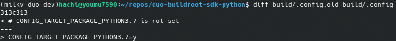 使用 menuconfig 添加 python rootfs package 不生效 · Issue #7 · milkv-duo/duo-buildroot-sdk · GitHub