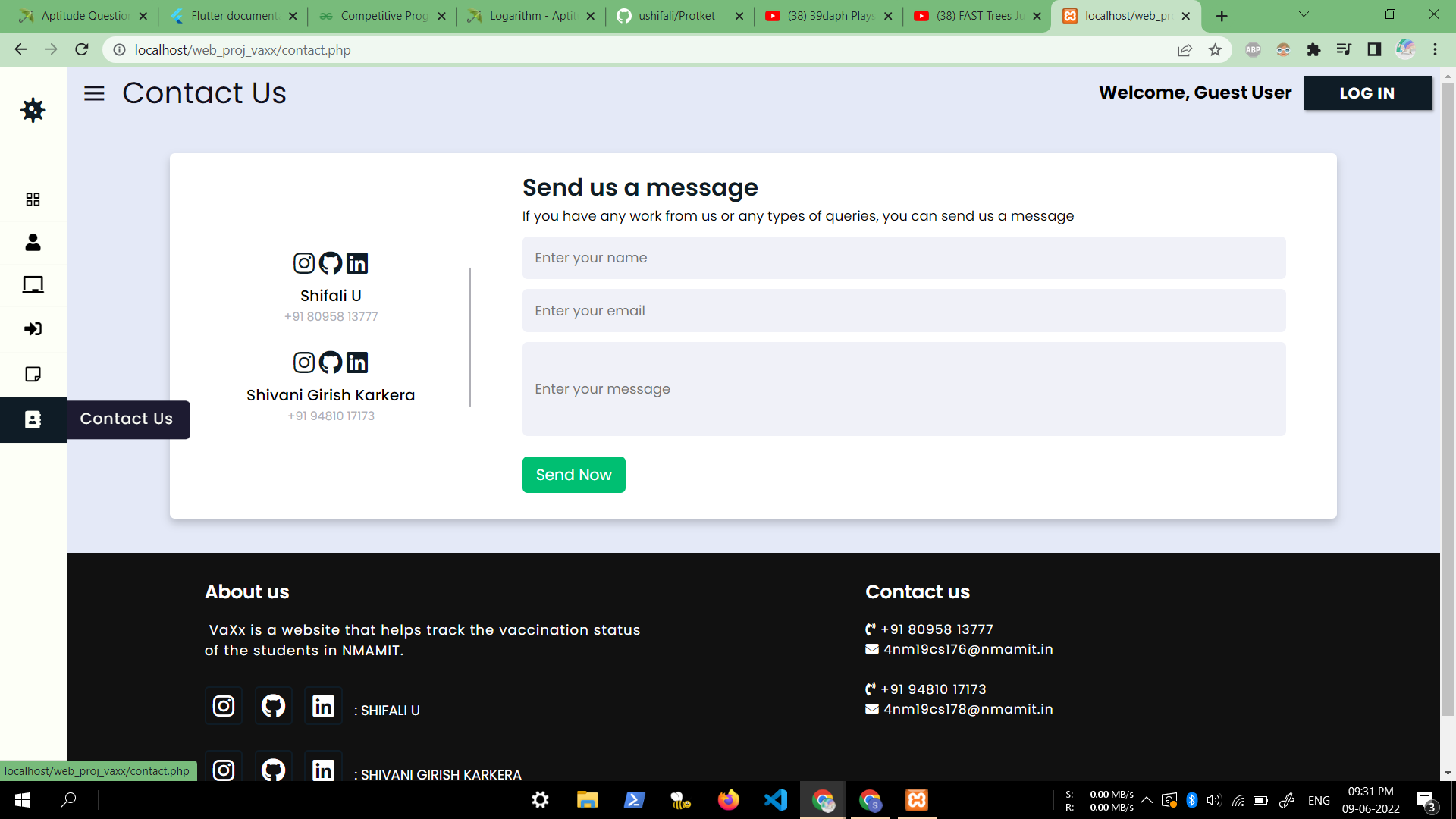GitHub - ushifali/web_proj_vaxx: A simple responsive website