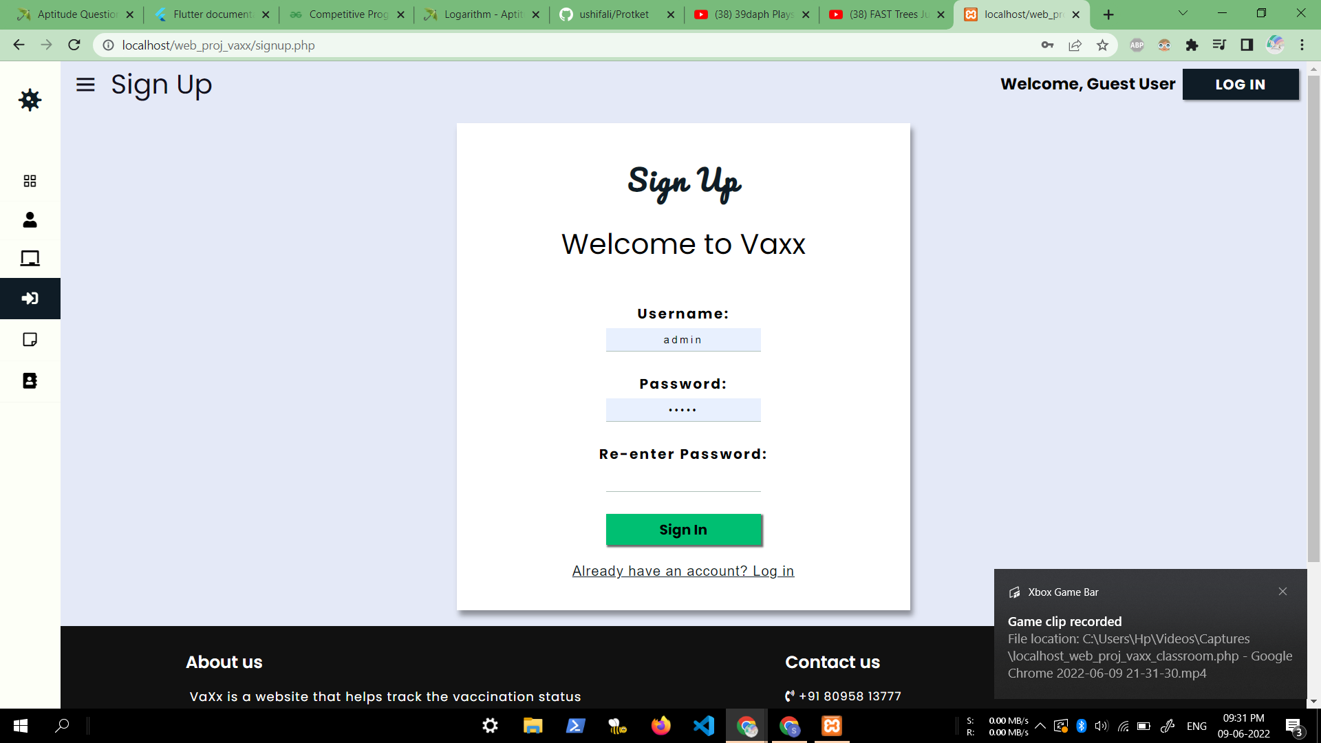 GitHub - ushifali/web_proj_vaxx: A simple responsive website