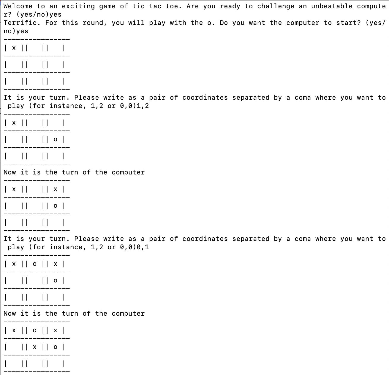 GitHub - Asguerrero/tic-tac-toe: A traditional computer Vs human game of tic tac toe. The ...