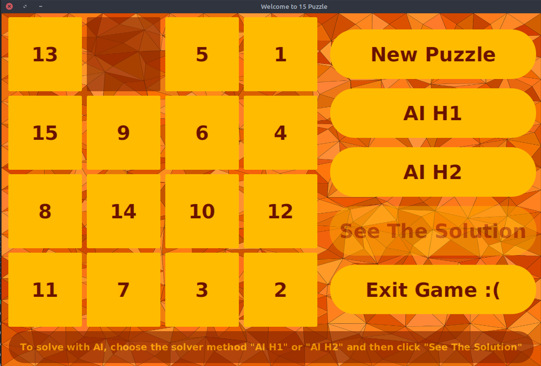GitHub - majdbrt/15-Puzzle: A multi-threaded Java App with a GUI