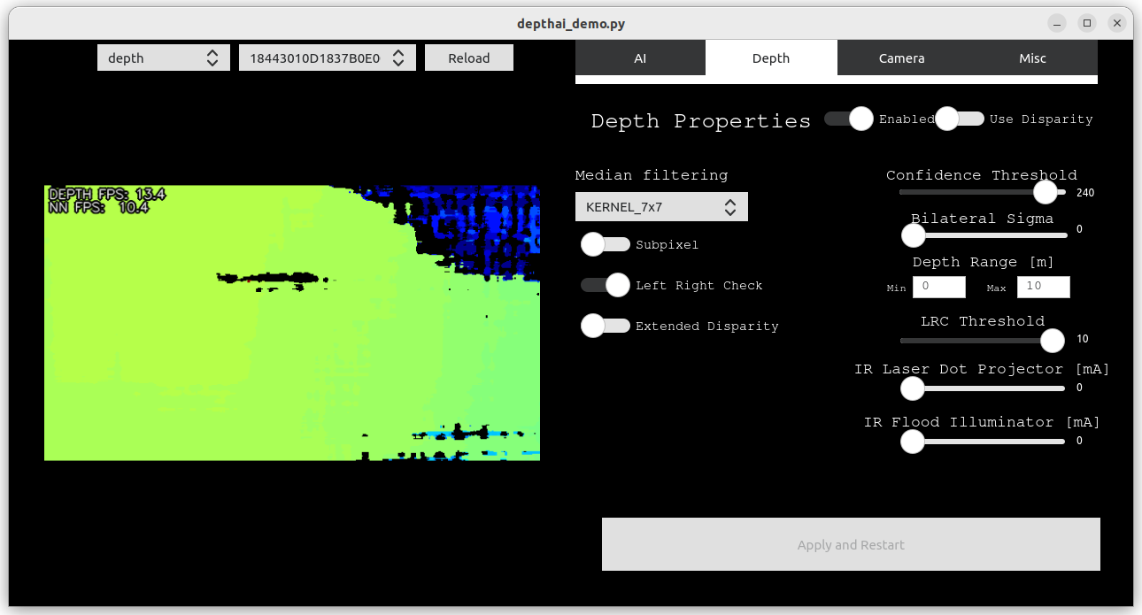[BUG] Hole in center of depth map · Issue #953 · luxonis/depthai · GitHub