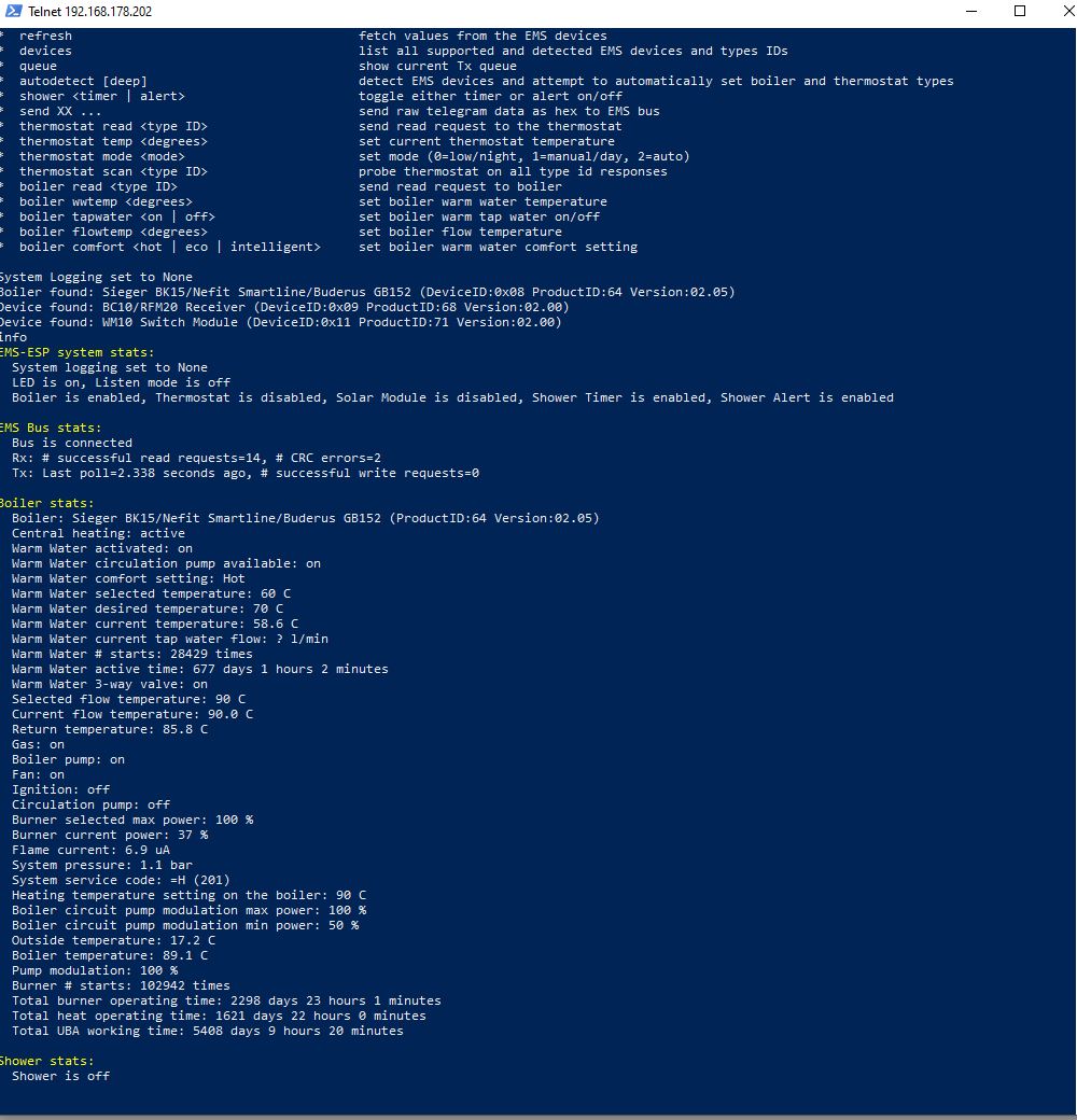 Change from 1.8.3 to 1.9.0 EMS-BUS issue, devices not more well ...