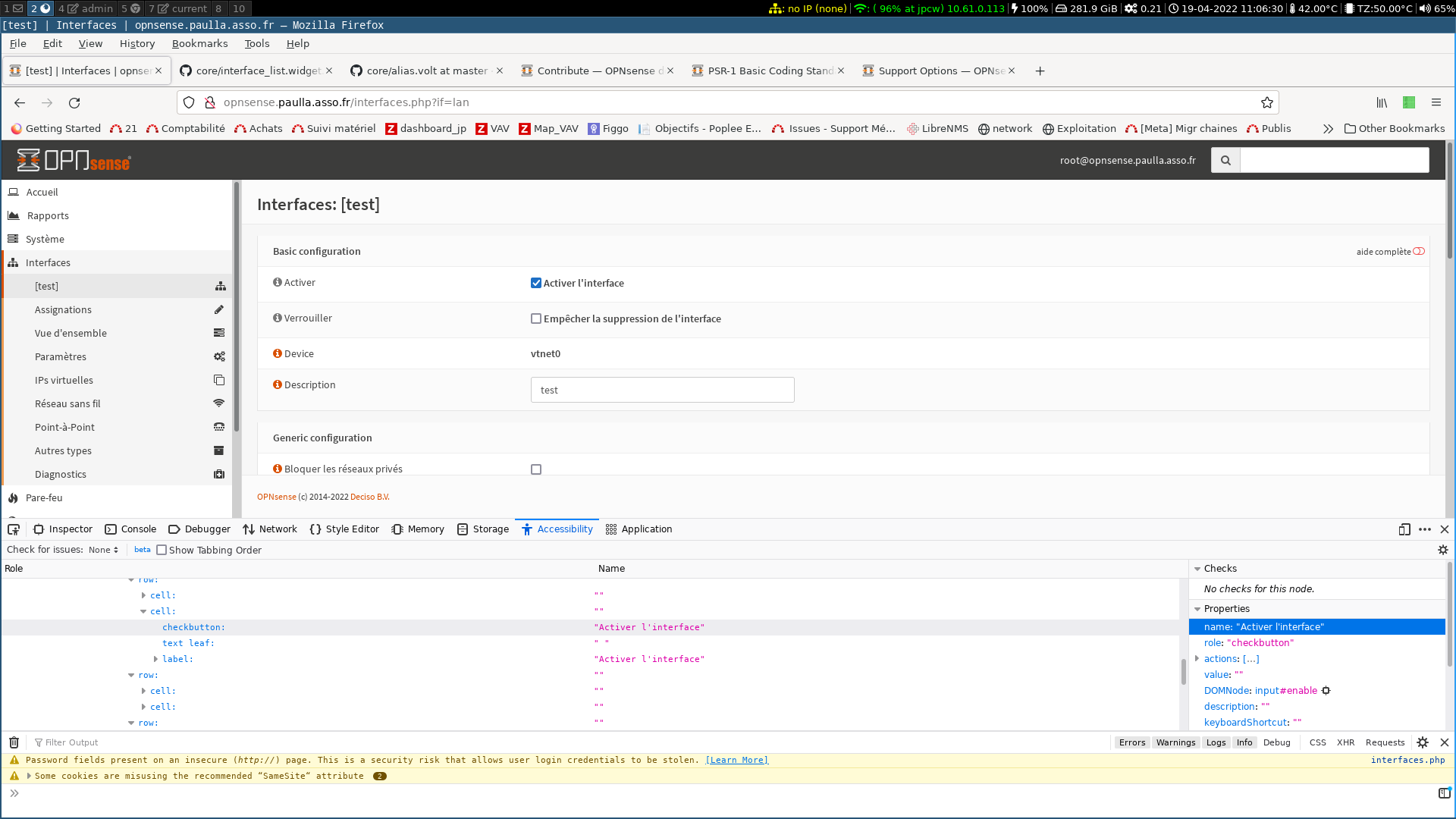 Accessibility improvment · Issue #5721 · opnsense/core · GitHub