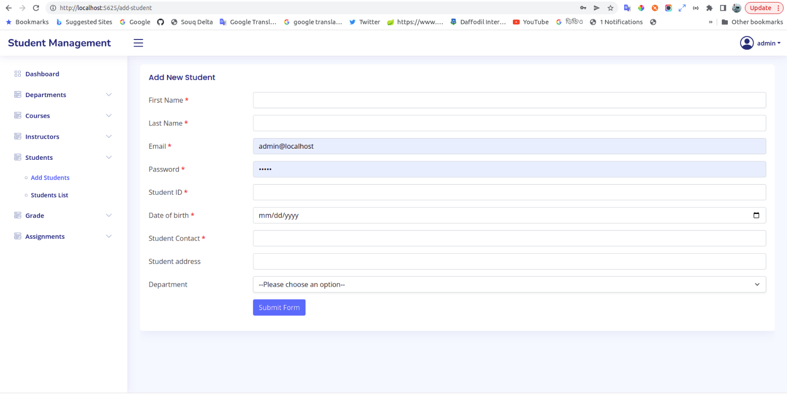 GitHub - MHbappy/student-management-frontend: Student management system.