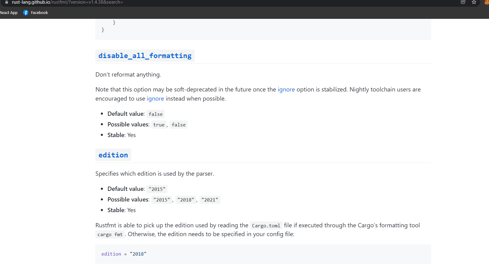 [suggestion]take Rust Edition From Cargo Toml Itself When Rustfmt Toml Is Introduced In The