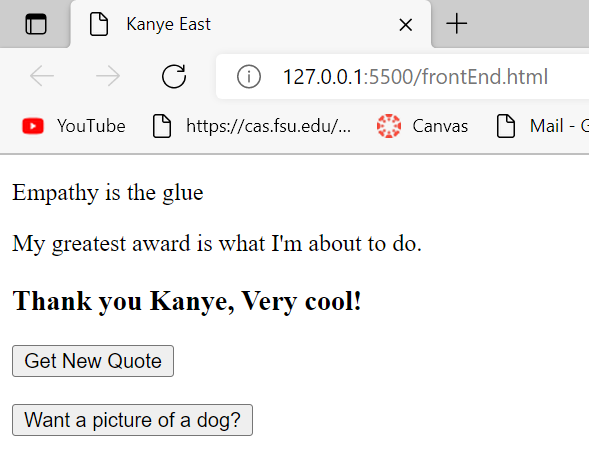 GitHub - gaf17/APITweetWebApp: Randomized Quotes from and random cat ...