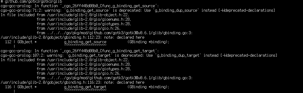 [BUG] problem with using gotk3 on arch. · Issue #819 · gotk3/gotk3 · GitHub