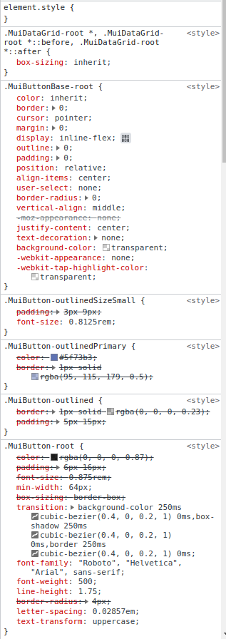 MuiButtonBase-root override MuiButton-root · Issue #27149 · mui/material-ui · GitHub