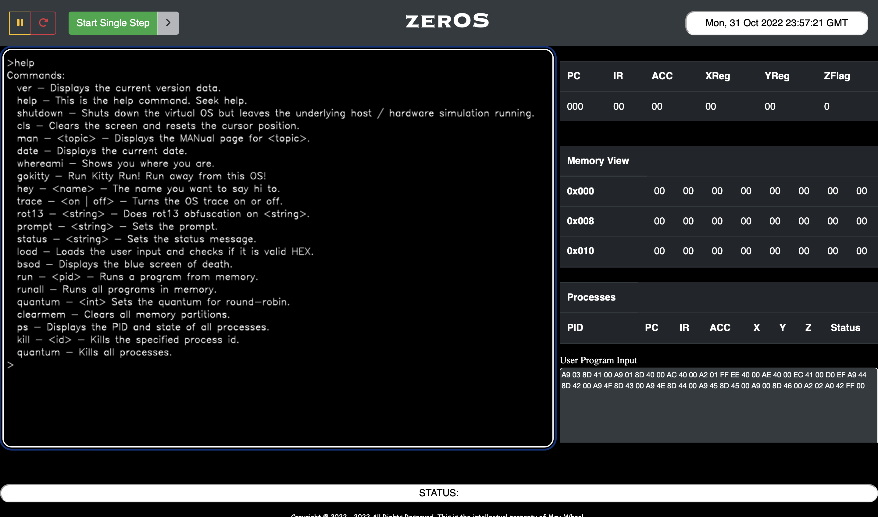 GitHub - mehulshetty/zerOS