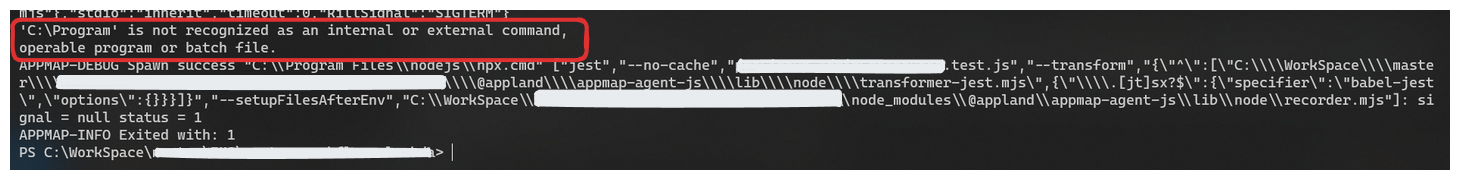 Make Sure The Agent Correctly Handles Spaces In Executable Path On Windows · Issue 230
