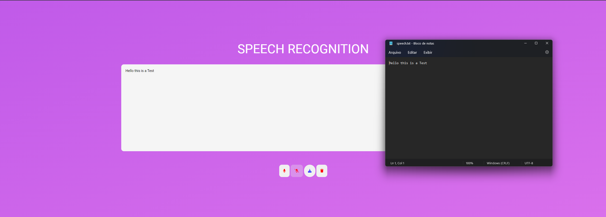 GitHub - SidneyJunior26/Speech-Recognition