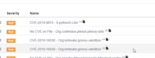 Component tooltip not displayed on first row · Issue #2631 · DefectDojo ...