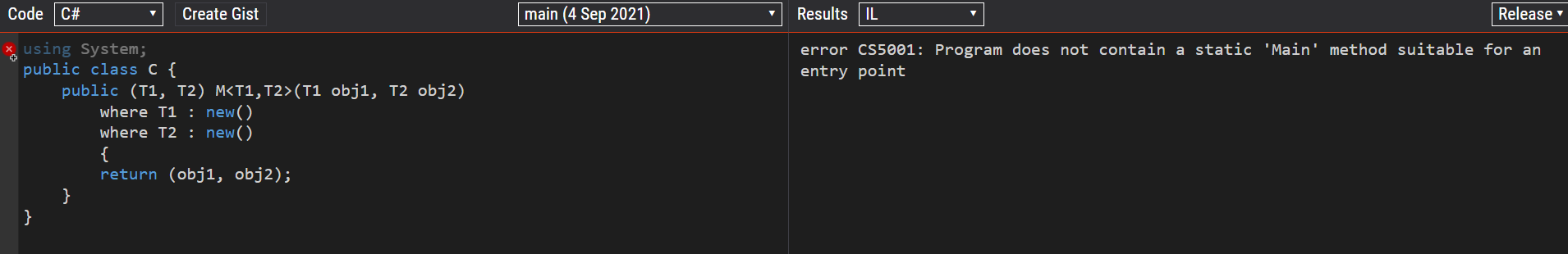 Error CS5001, "[...] does not contain a static 'Main' method [...]" · Issue #817 · ashmind ...