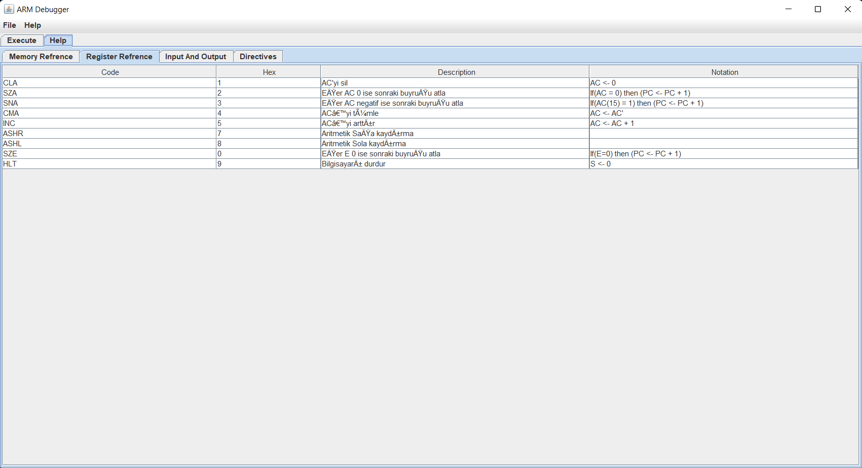 GitHub - omerfarukkykc/AsmEmulator