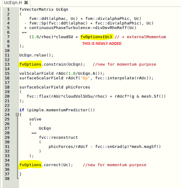 Implementing turbinesFoam inside MPPICFoam to mix the particles(bubbles ...