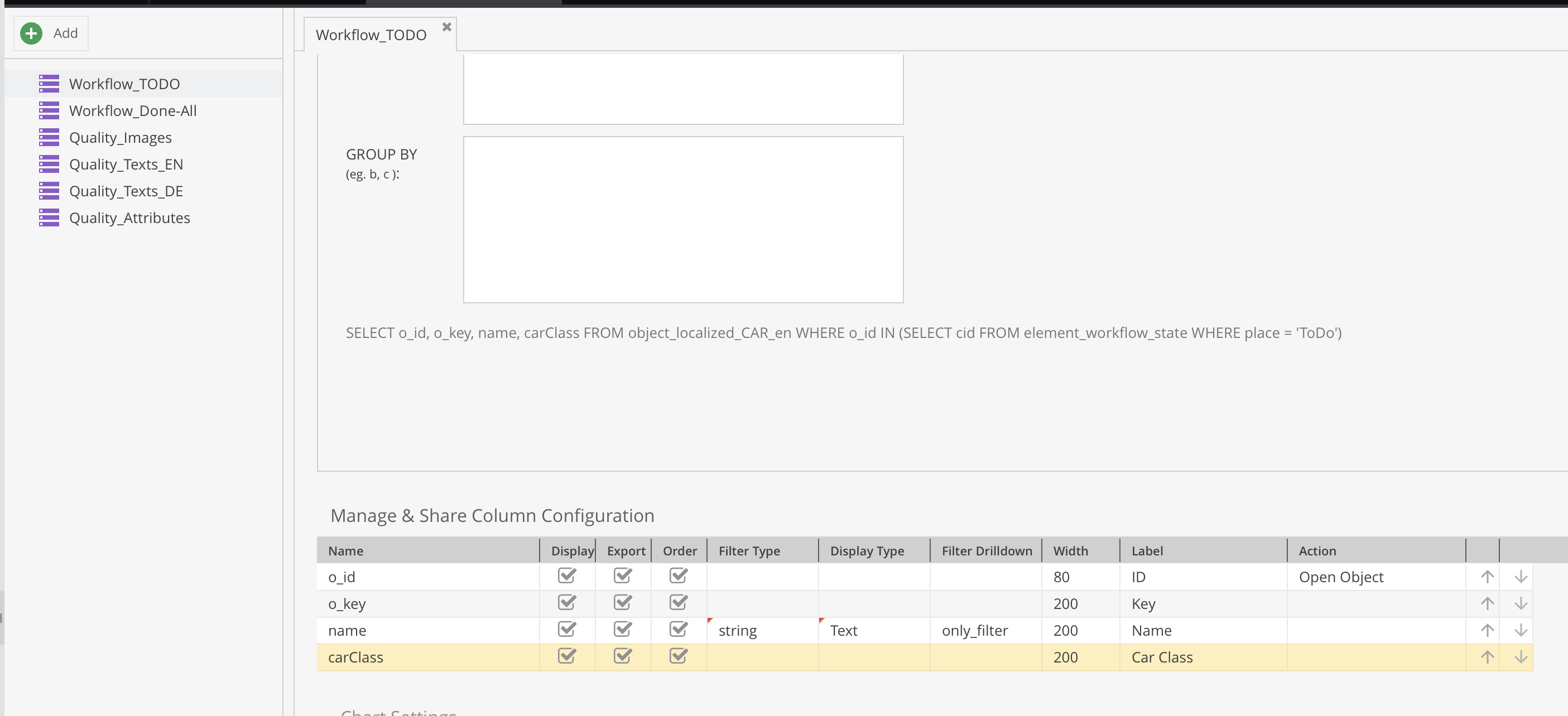 [custom Reports] Drilldown Filters Not Work Database Error · Issue 6412 · Pimcore Pimcore