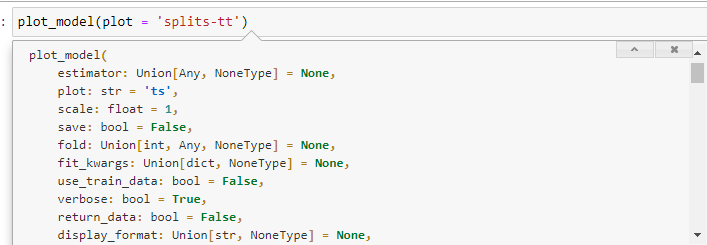 Hide These Parameters In Plotmodel Function For Timeseries · Issue 8354