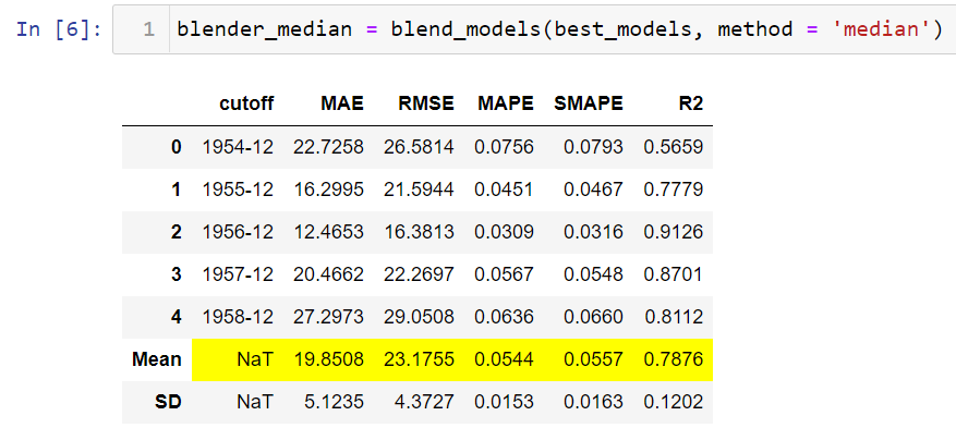 blend_models method parameter not taking effect in pycaret.time_series · Issue #1644 · pycaret ...