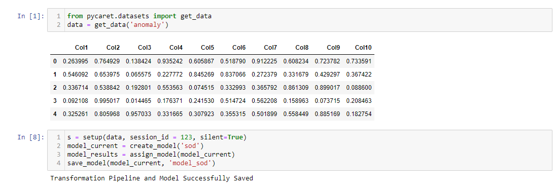 [BUG] Problem within the SOD model in pycaret.anomaly · Issue #2025 · pycaret/pycaret · GitHub