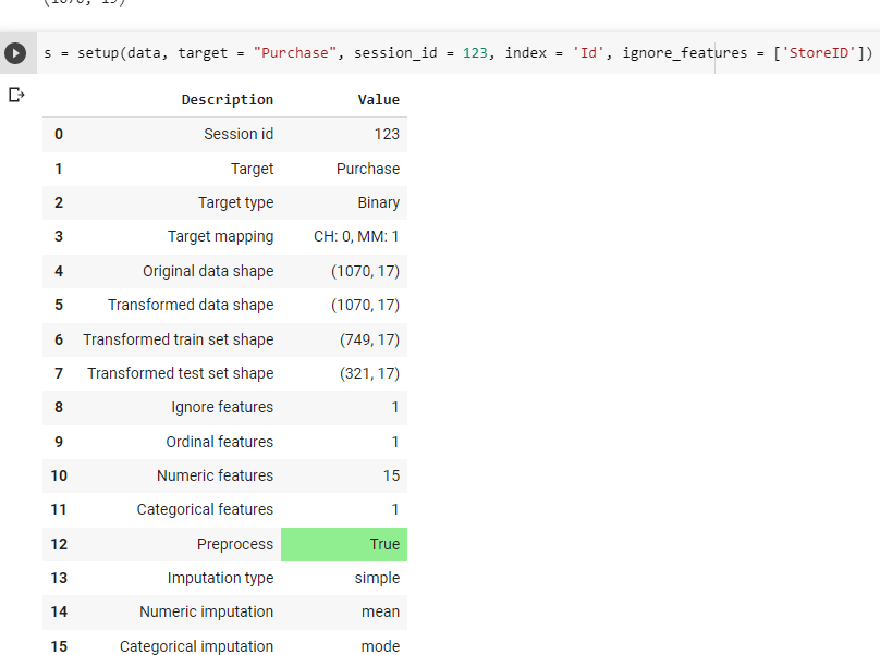 [bug] Shape Displayed In Setup Grid Not Correct · Issue 3194 · Pycaret Pycaret · Github