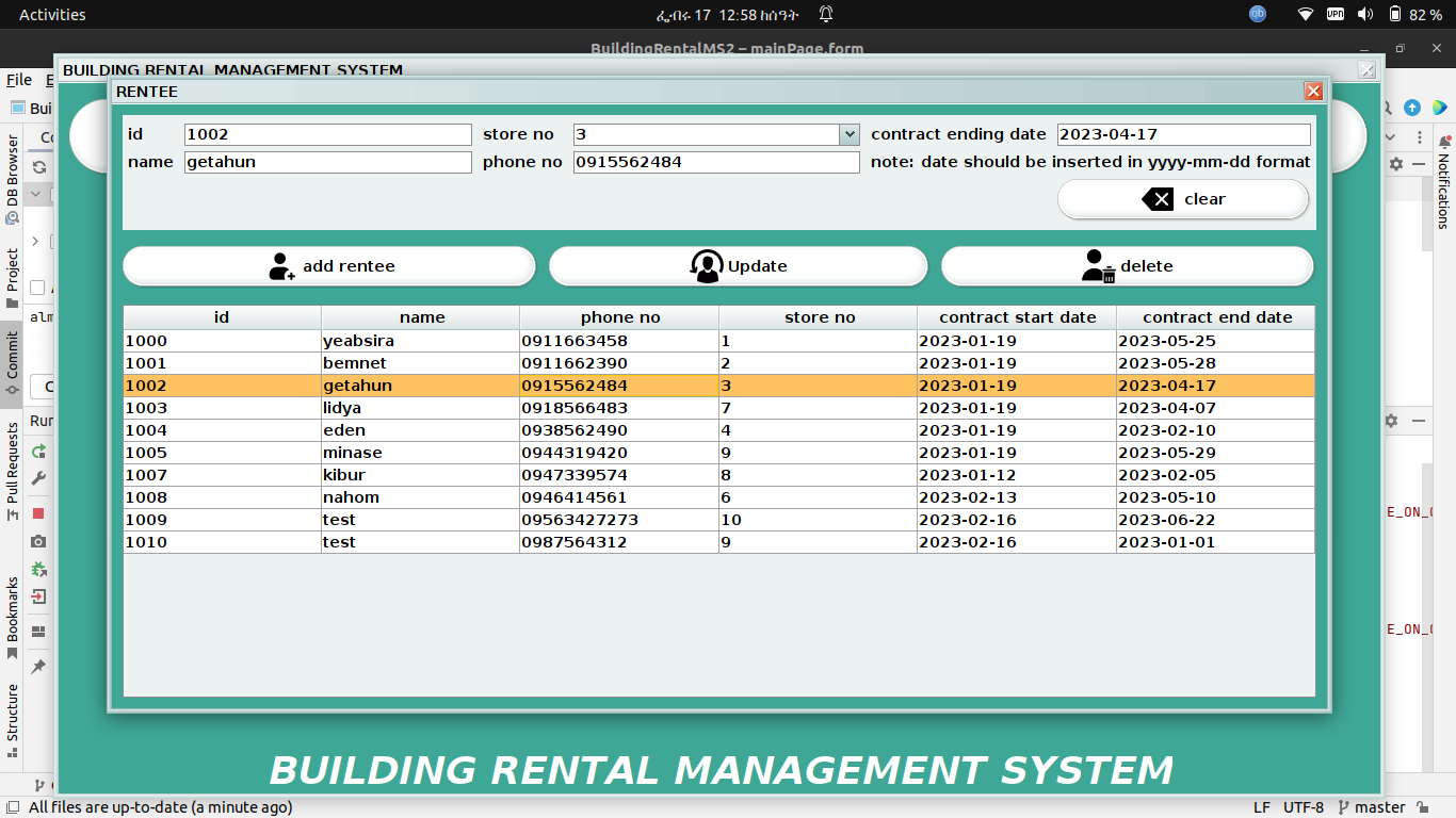 GitHub - BekLG/BuildingRentalManagementSystem: a building rental ...