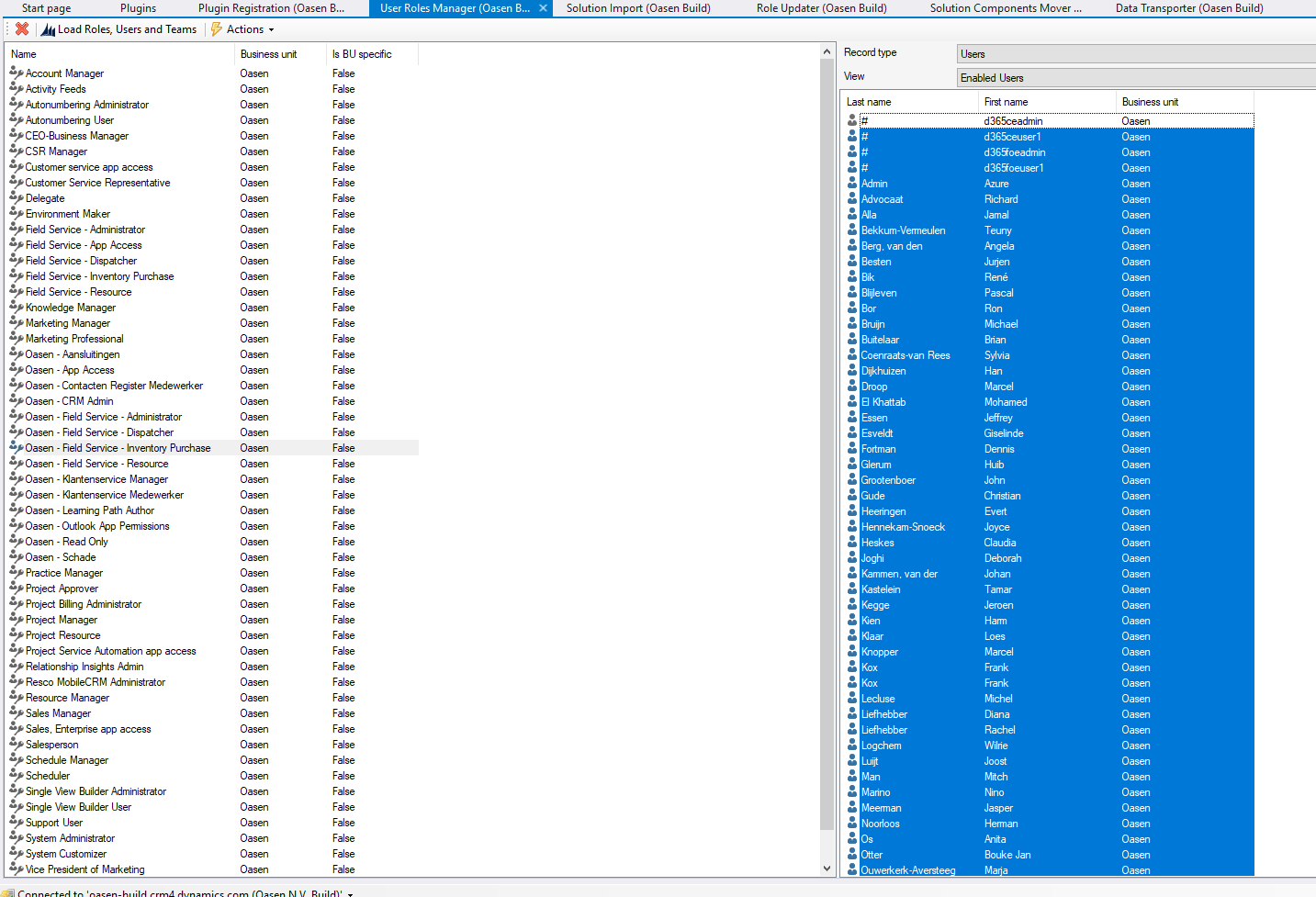User Role Manager corrupted D365 environment! · Issue #9 · MscrmTools/MsCrmTools.SecurityRelated ...