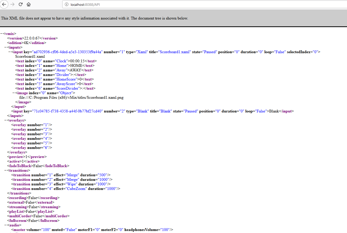 [Feature Request] vMix display timer/score information within Companion · Issue #13 · bitfocus ...