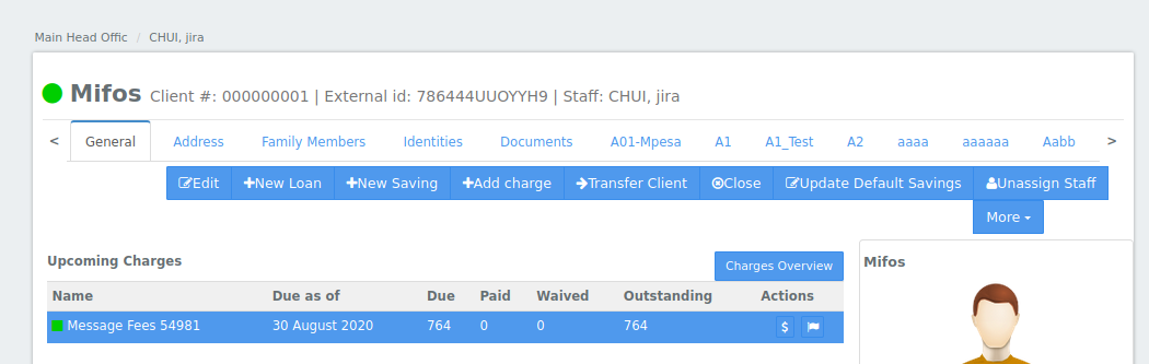 Client charges subsection needs to be improved · Issue #1233 · openMF/web-app · GitHub