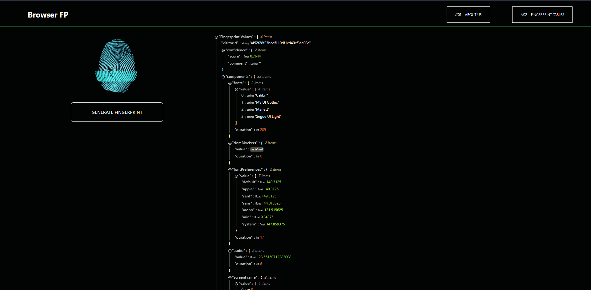 GitHub - anm0l555/Browser-FP-website