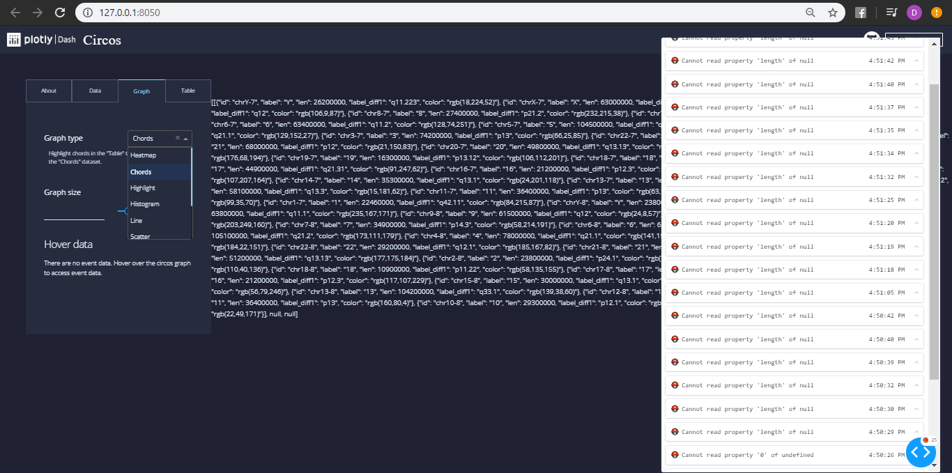Sample data not loading on Circos · Issue #479 · plotly/dash-bio · GitHub